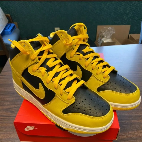 Shoes | Nike Dunk High Varsity Maize | Poshmark